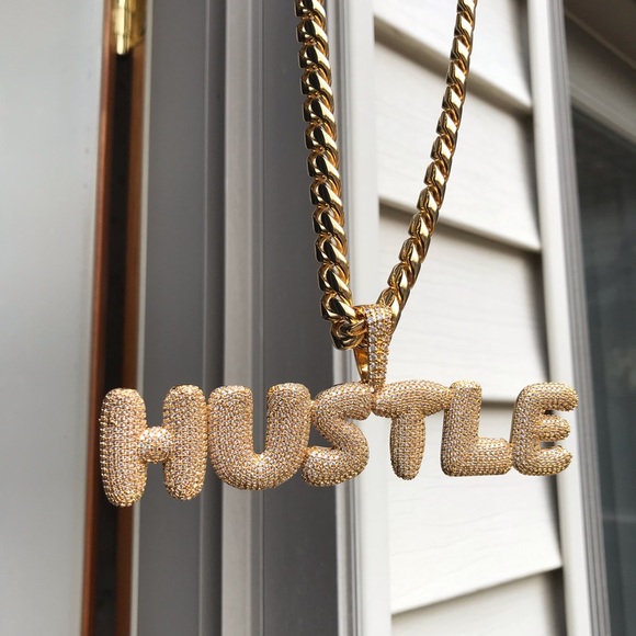Spicyice.com | Accessories | Iced Hustle Pendant W 8k 12mm Cuban Link ...